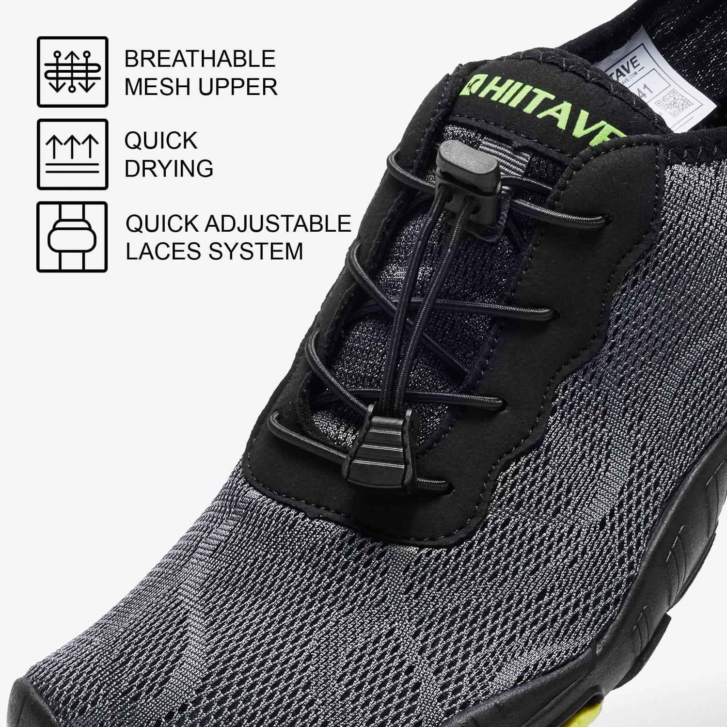 Hiitave Men's Barefoot Mesh Water Shoes – AleaderGear